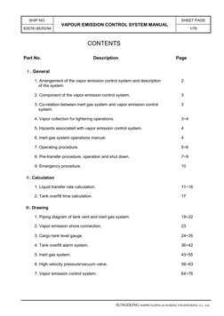Vapor Emission Control System Manual | PDF | Oil Tanker | Exhaust Gas