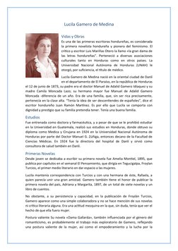 Lucila Gamero de Medina: Pionera del Feminismo | PDF | Ciencias sociales
