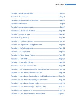 Thyme Scripting Tutorial for Algodoo | PDF | Variable (Computer Science ...