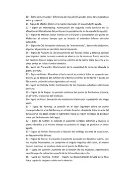 Signos Semiológicos de Apendicitis | PDF | Gastroenterología ...