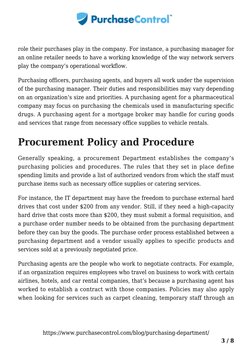 Purchasing Department Roles and Duties | PDF | Procurement | Business ...