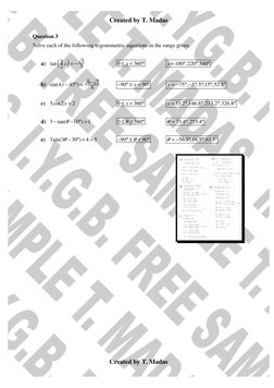Trigonometric Equations and Identities | PDF | Trigonometric Functions ...