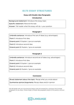 IELTS Essay Structure Guide | PDF | Essays | Paragraph