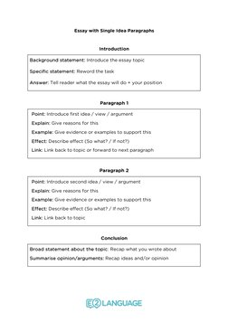 IELTS Essay Structure Guide | PDF | Essays | Paragraph