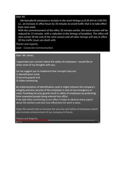 Email Writing Test Samples for Versant | PDF | Business