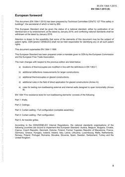 BS en 1364-1-2015 | PDF | Wall | Thermocouple
