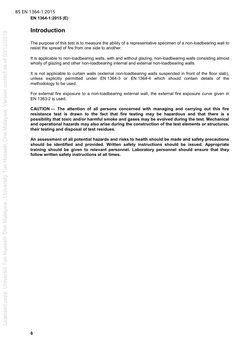 BS en 1364-1-2015 | PDF | Wall | Thermocouple