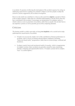 Heinrich's Domino Model of Accidents | PDF | Accidents | Causality