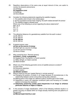 Remote Sensing Exam Practice Questions | PDF | Image Resolution ...