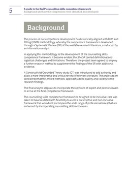 BACP Counselling Skills Framework User Guide | PDF | Competence (Human ...