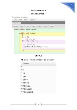 Class 10 ICSE Java Programs Collection | PDF | Programming | Computer ...