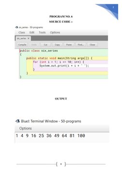 Class 10 ICSE Java Programs Collection | PDF | Programming | Computer ...