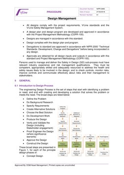 V/Line Design Management Procedure | PDF | Verification And Validation ...