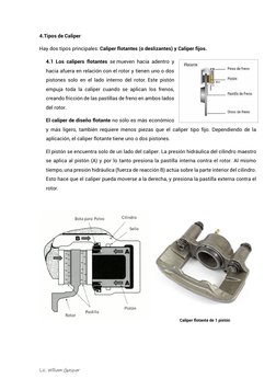 Partes y Funcionamiento del Caliper de Freno | PDF | Bienes ...