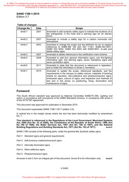 SANS 1186-1 Standard Signs and General Requirements | PDF | Color ...