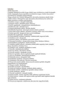 Izifenqo Nezaga Zesizulu | PDF | Languages Of Africa | Bantu