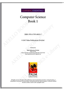 ZJC Computer Science Book 1 (New Curriculum) | PDF