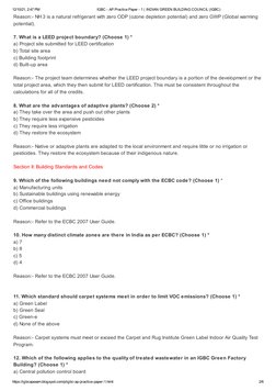 IGBC AP Exam Practice Paper 1 | PDF | Green Building | Chlorofluorocarbon