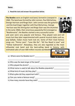 The Beatles: Formation and Impact | PDF