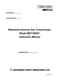 Met18 Turbo Charger Manual | PDF | Turbocharger | Bearing (Mechanical)