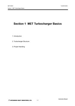 Met18 Turbo Charger Manual | PDF | Turbocharger | Bearing (Mechanical)