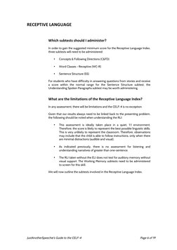 Guide to CELF-4 Assessment Essentials | PDF | Vocabulary | Question