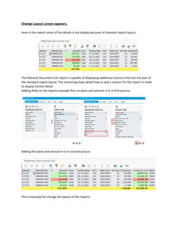 Understanding MB51: Material Document List | PDF | Warehouse | Data ...