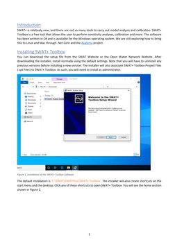 SWAT+ Toolbox User Manual | PDF | Sensitivity Analysis | Installation ...