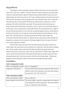 How Does The Temperature of A Tennis Ball Affect Its Bounce Height ...