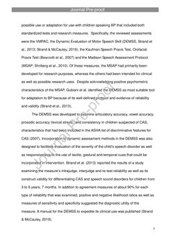 Dynamic Evaluation of Motor Speech Skill | PDF | Syllable | Validity ...