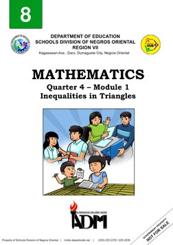 Math 8-Q4-Module-1 | PDF | Triangle | Mathematics