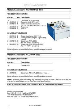 Glutomatic System Operation Manual | PDF | Flour | Gluten