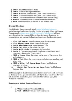 Windows 11 Keyboard Shortcuts Guide | PDF | Computer Keyboard | Cursor ...