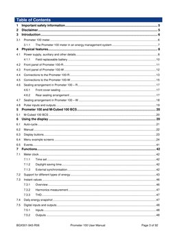 Prometer 100 User Manual (Cewe) BGX501-943-R07 | PDF | Power Supply ...