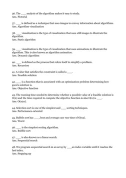 Design and Analysis of Algorithms MCQs | PDF | Time Complexity | Algorithms