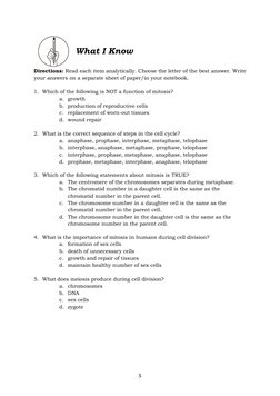 Science: Quarter 4 - Module 2: Cell Division | PDF | Meiosis | Mitosis
