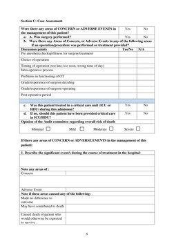 Hospital Mortality Audit Summary Form | PDF | Patient | Hospital