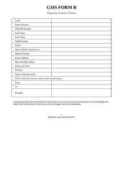 GSIS Forms Overview and Details | PDF | Sports & Recreation