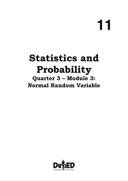 Q3 Statistics and Probability 11 Module 3 | PDF | Mode (Statistics ...