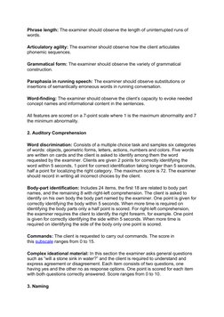 BDAE: Boston Diagnostic Aphasia Exam | PDF | Cognitive Science | Cognition