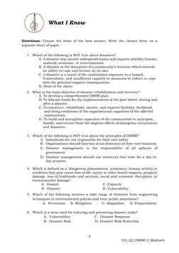 Disaster Readiness and Risk Reduction: Quarter 2 - Module 6 | PDF ...
