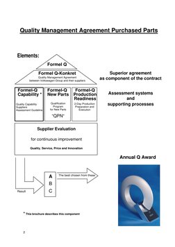 Volkswagen Supplier Quality Guidelines | PDF | Quality Management ...