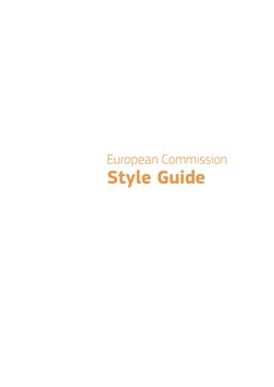 European Commission Style Guide 2020 | PDF | Plural | Grammatical Number