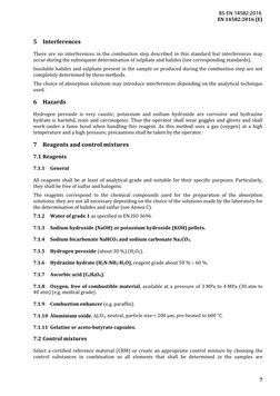 BS en 14582-2016 | PDF | Sodium Hydroxide | Hydroxide