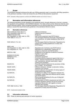 NORSOK R-003 Safe Use of Lifting Equipment | PDF | Elevator | Crane ...