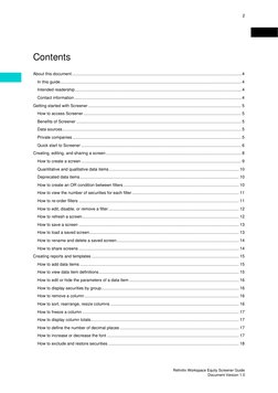 Refinitiv Screener Guide | PDF | Average | Microsoft Excel