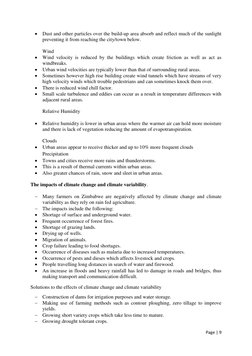 Form 2 Geography Notes: Weather & Climate | PDF | Weathering | Rock ...