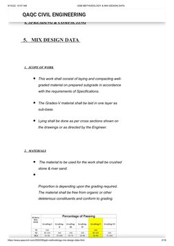GSB Mix Design Methodology Guide | PDF | Concrete | Economic Sectors