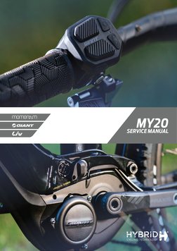 MY20 Giant E-Bike Service Manual | PDF | Electric Motor | Battery Charger