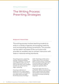 Prewriting Strategies for Effective Writing | PDF | Brainstorming | Writing